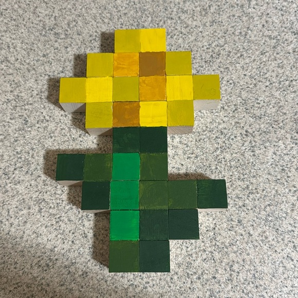 Other | Custom Minecraft Flower | Poshmark